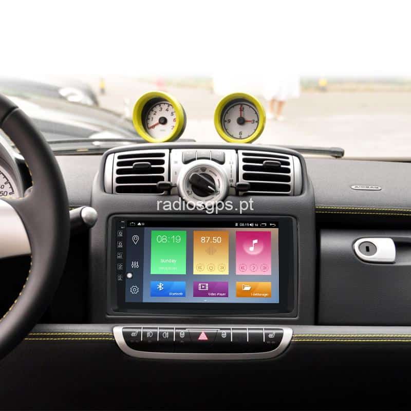 Auto Rádio GPS Android SMART Fortwo [451 – 1ª versão] (9″) | Rádios GPS
